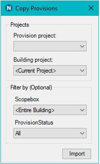 Provision for voids - coordinate openings for MEP service across disciplines